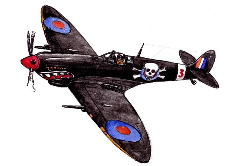 How to draw a Spitfire | Hush-Kit