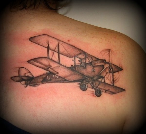 Aeroplane Tattoo | Hush-Kit