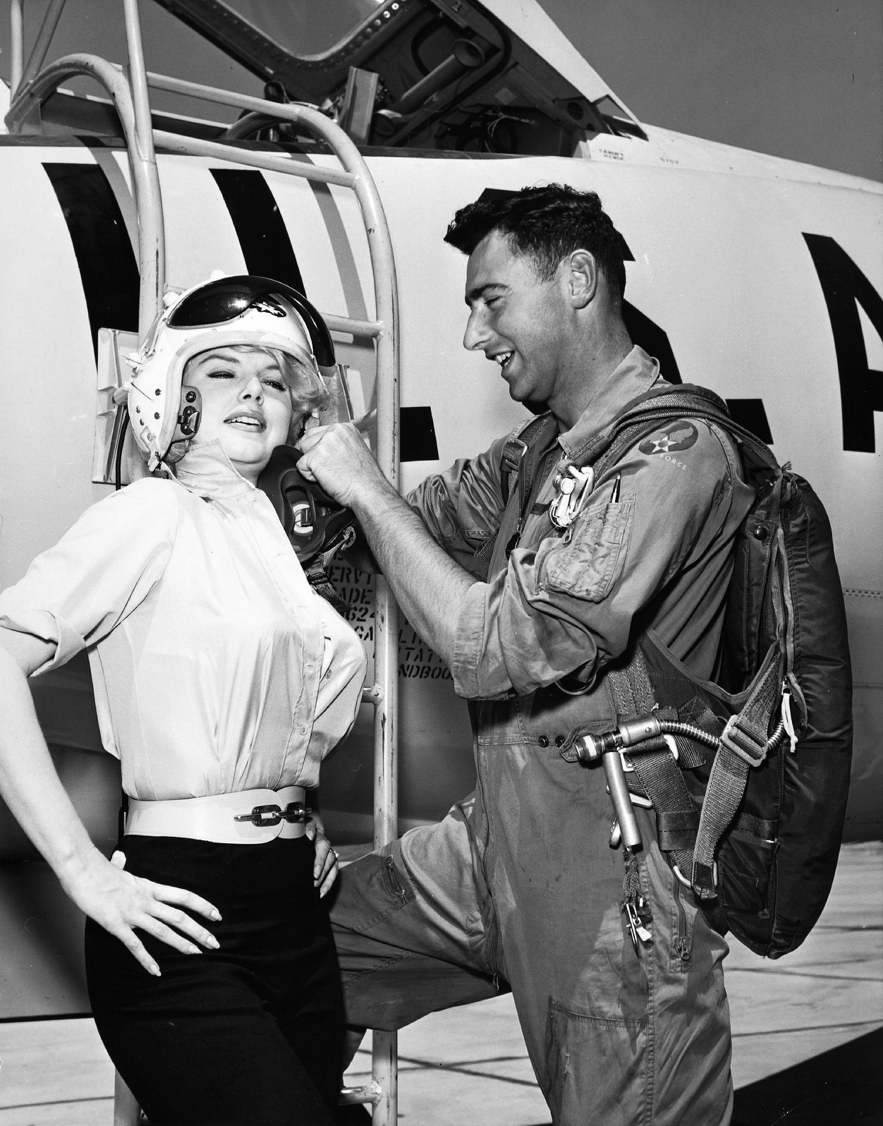 When Barbara Lang visited the 327th Fighter Interceptor Squadron | Hush-Kit