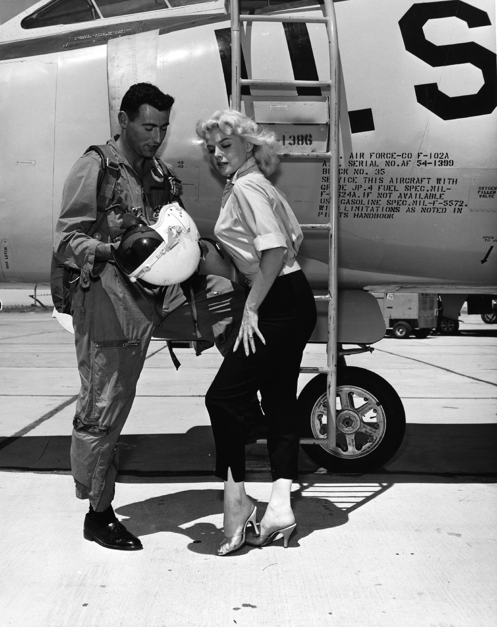 When Barbara Lang visited the 327th Fighter Interceptor Squadron | Hush ...