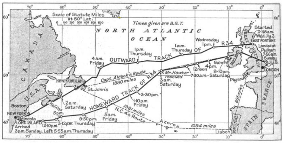 r34-atlantic-flight-map-1 | Hush-Kit Aviation World