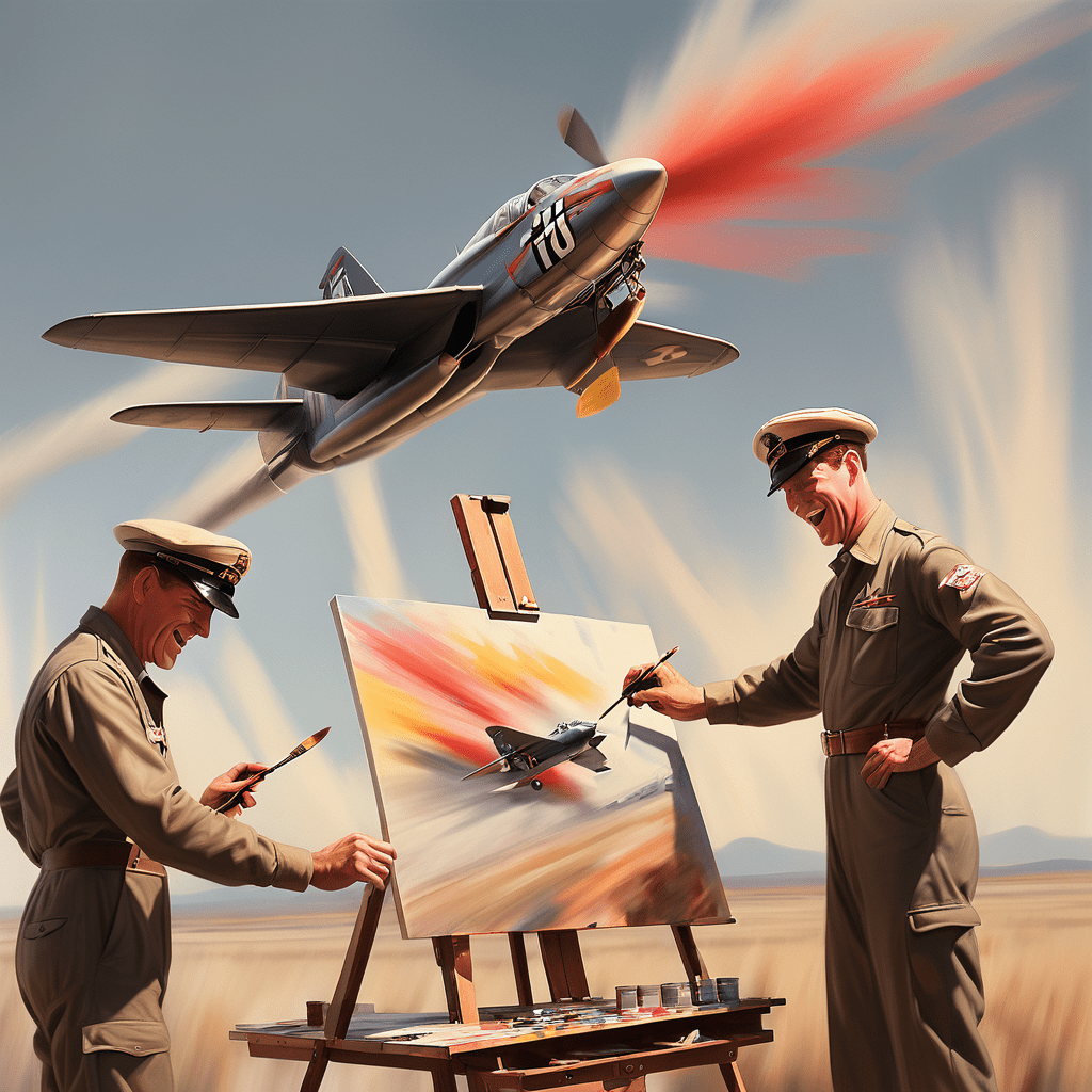 AI paints some high points from the history of American aviation and ...